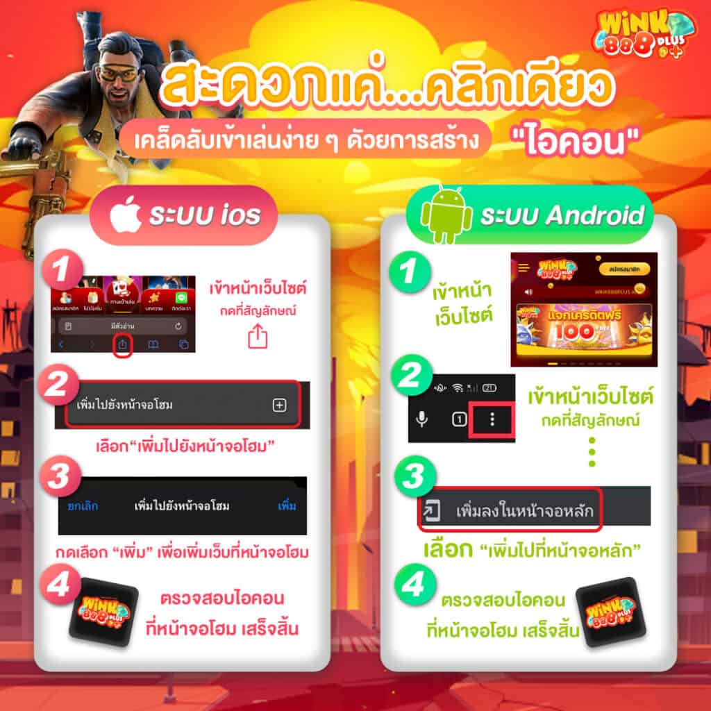 Wink888plus อยากเป็นเศรษฐี ต้องลุยเว็บตรง แจกฟรี 100 บาท